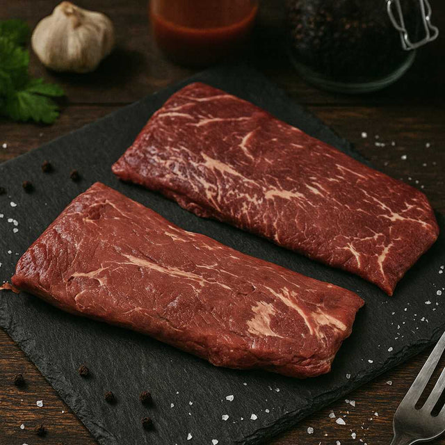Frozen Flat Iron Steak "Hookipa" Grass-Fed Angus – Argentina Premium