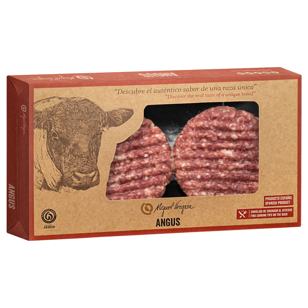 Frozen Angus Beef Burger Patties (2x160g) – Argentina Premium